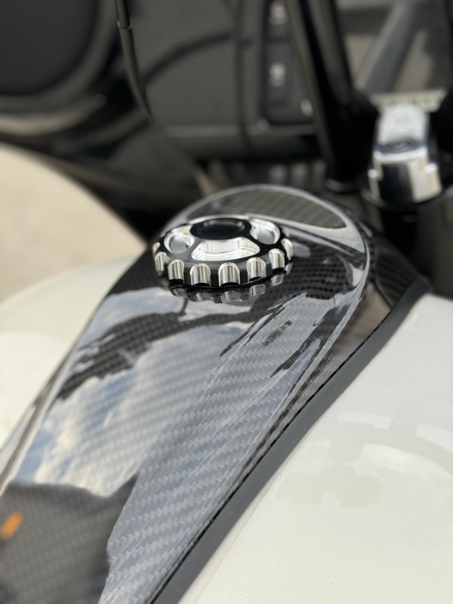Billet Aluminum Harley Gas cap – Nordic Metal Works